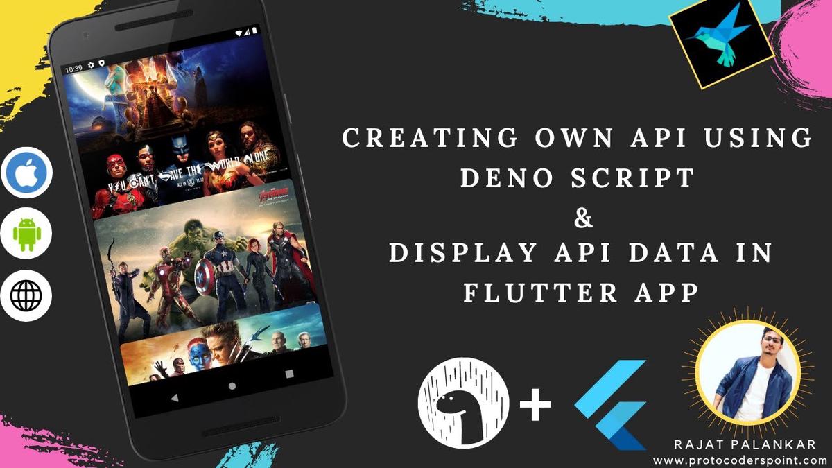 Creating Api Using Deno Js And Fetch Api Data And Display Data In Flutter App Deno 15 Tutorial