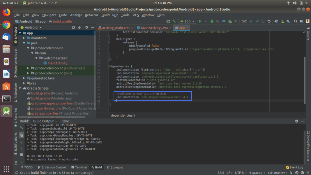 Android Welcome Screen Github Library