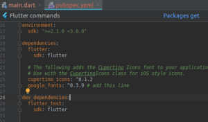 Flutter Google Fonts Package Library - OR use Custom Fonts in Flutter
