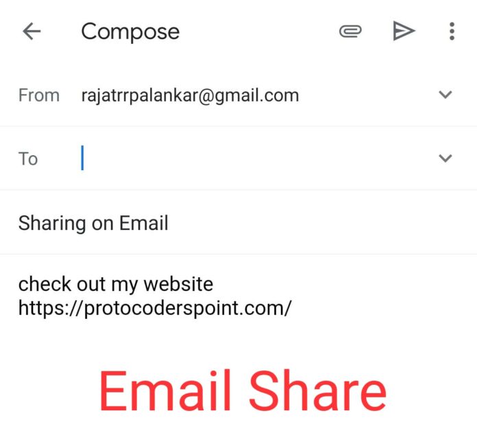 Flutter Share Plugin with Complete Source Code Example