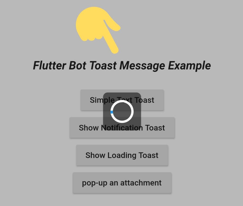 Flutter Bot Toast Library - Show Toast message , Toast Notification etc Flutter Bot Toast Library - Show Toast message , Toast Notification etc