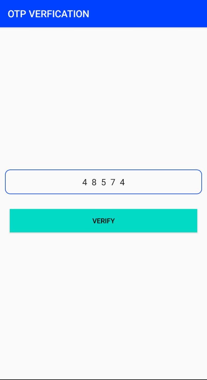 Mobile Number OTP Verification / SMS OTP verification in Android
