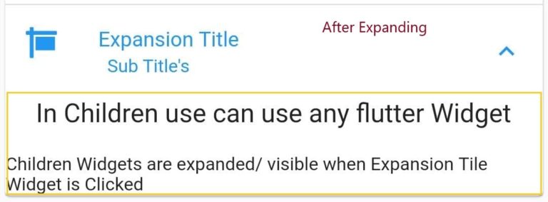 How to make a Expandable Card in Flutter? ExpansionTile Widget Flutter How to make a Expandable Card in Flutter? ExpansionTile Widget Flutter