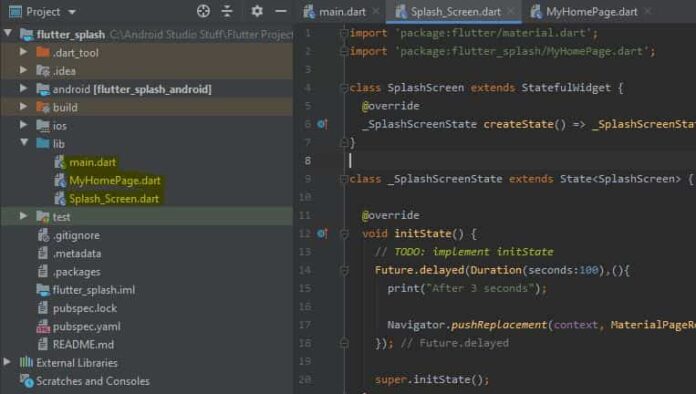 Easiest Way To Create Splash Screen In Flutter