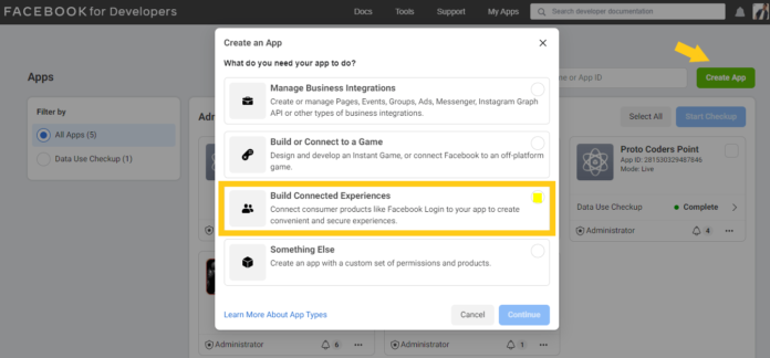 Connect firebase facebook auth to facebook developer console app