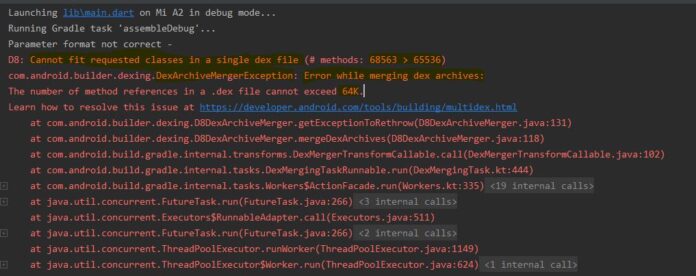 Error while merging dex archives - Solution 100% Working