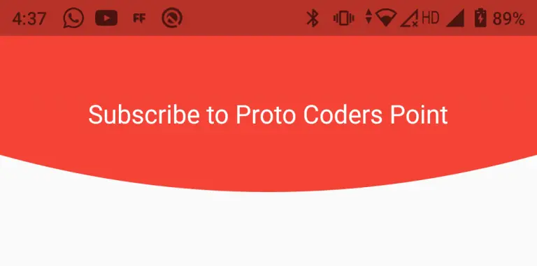 Flutter custom AppBar - Curved Bottom shape Appbar using ClipPath Flutter custom AppBar - Curved Bottom shape Appbar using ClipPath