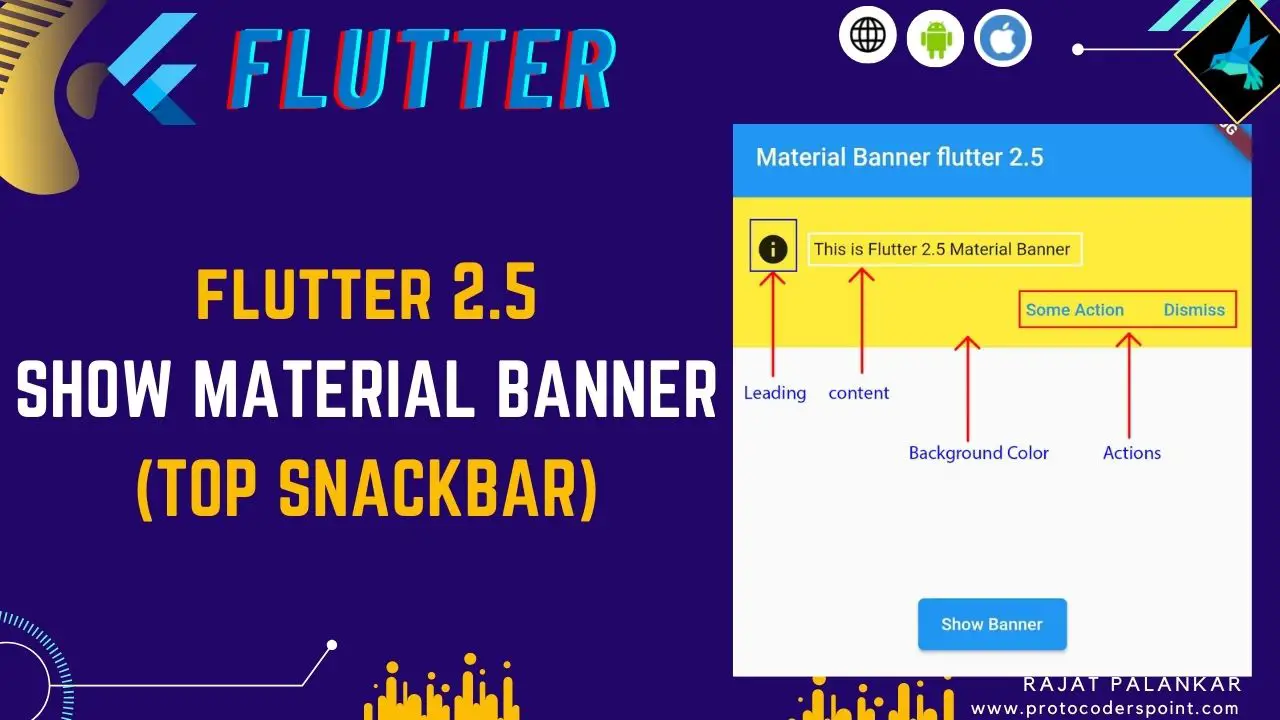 Flutter 2 5 Show Material Banner Scafford Messenger