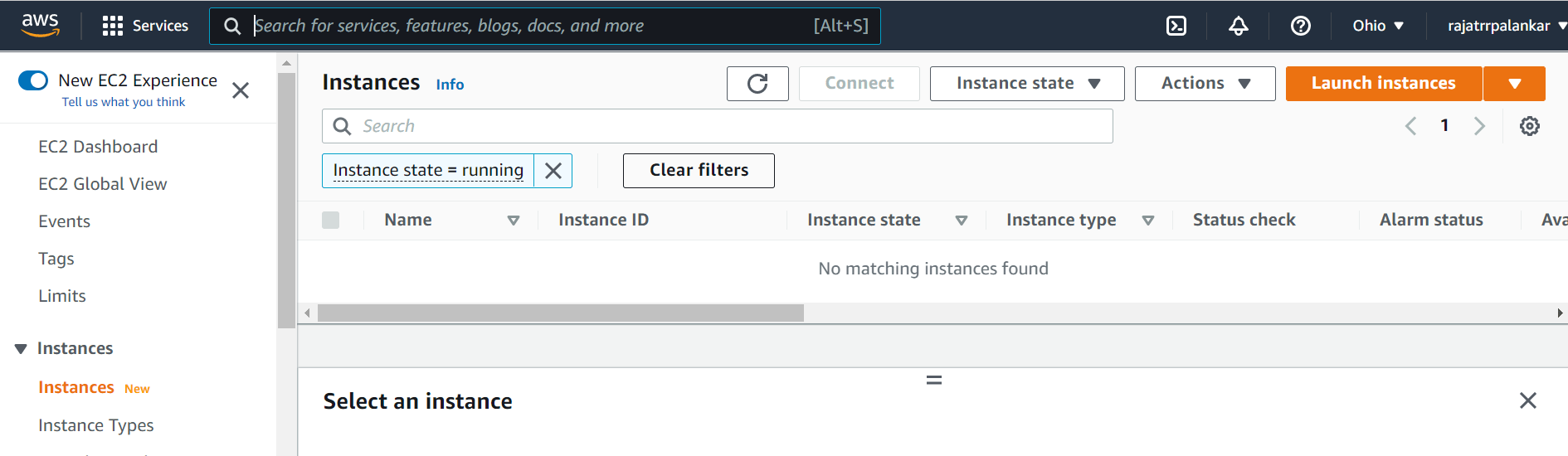 How to create aws server instance - amazon ec2