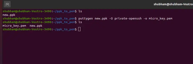 How To Login SSH Using ppk File In Debian Linux System