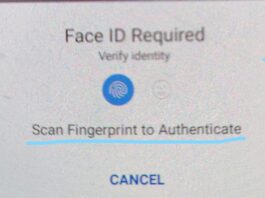 flutter fingerprint and face id local authentication implementation