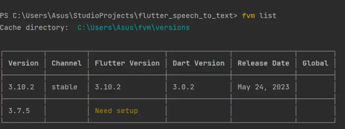 Flutter Fvm Multiple Sdk Versions Management